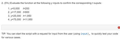 Solved 1 5 Write A Matlab Function To Evaluate The