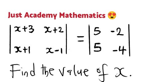2x2 Matrix Determinant Youtube