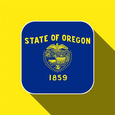 Oregon State Flag Vector Illustration 15627083 Vector Art At Vecteezy