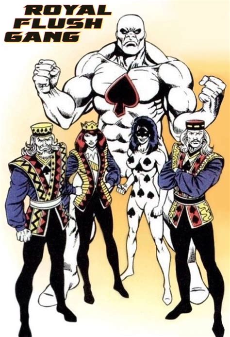 The Royal Flush Gang Dc Comics Super Villain Team Dc Comics Comic