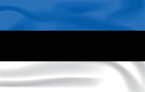 Realistic Estonia Flag National Flag Of Estonia 27196643 Vector Art At