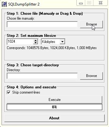 Cara Membagi File Sql Besar Dengan Sql Dump Splitter Pusathosting Tutorial Blog