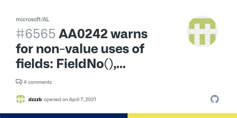 aa0242 warns for non value uses of fields fieldno fieldname