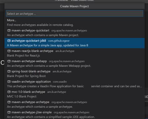 Vscode Maven Java Snippets