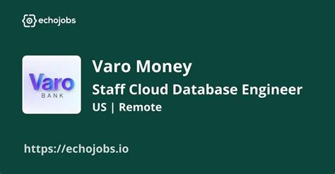 Varo Money Is Hiring Staff Cloud Database Engineer Us Remote Python Docker Dynamodb Kafka