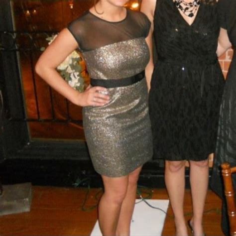 Gold Cocktail Dress Gem