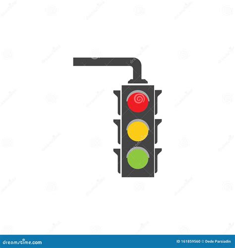 Traffic Light Signal Icon Vector Design Template Stock Vector Illustration Of Transportation