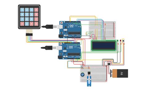Circuit Design Door Lock Project Tinkercad