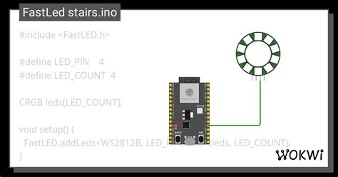 Ws2812b Strip And Mono Led Per Step V2 Copy Wokwi Esp32 Stm32