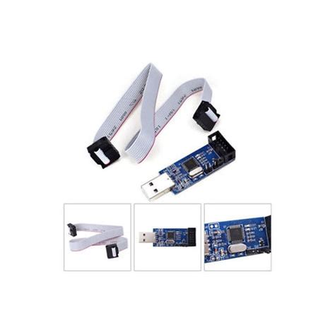 Új usbasp usbisp avr programadapter 10 tűs usb usb atmega8 atmega128 arduino Új usbasp usbisp