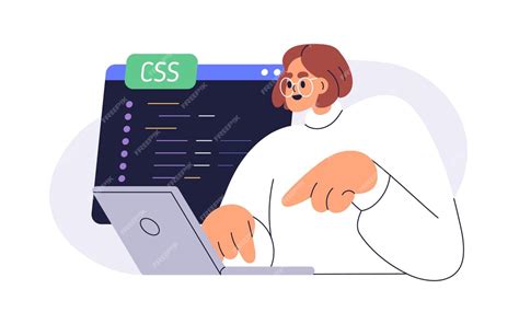 Premium Vector Coder At Work Web Developer Software Engineer Programming Developing Website