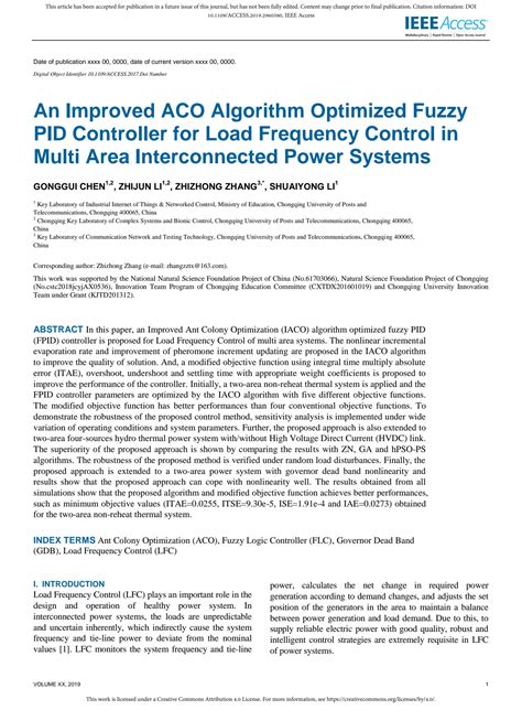Solution An Improved Aco Algorithm Optimized Fuzzy Pid Controller For
