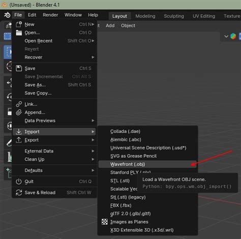 How Do I Adjust Import And Export Settings For Wavefront Obj Files In
