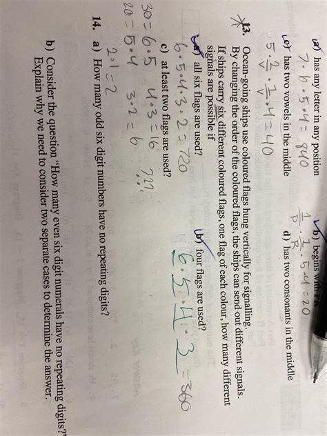 {grade 12 Math} Why Is The Answer Wrong For C R Homeworkhelp