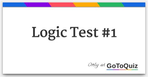 Logic Test