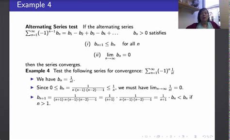 Calculus Ii Lecture 24 V4 Example Youtube