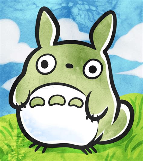 Chibi Totoro Drawing