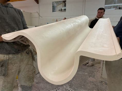 Watch Manufacturing A Curved Grg Wall Panel Design Visual Plasterwork