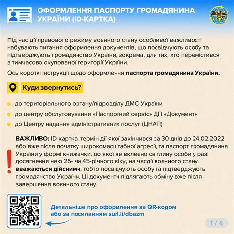 Оформлення паспорту громадянина України Id картка Кобеляцька територіальна громада
