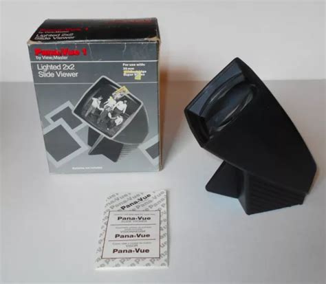 View Master Pana Vue 1 Lighted 2x2 Slide Viewer Very Good Condition