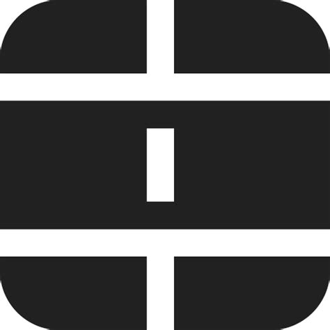 Table Cells Split Icon Svg Png Free Download