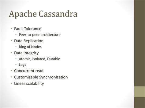 Ppt A Survey Of Distributed Database Management Systems Powerpoint