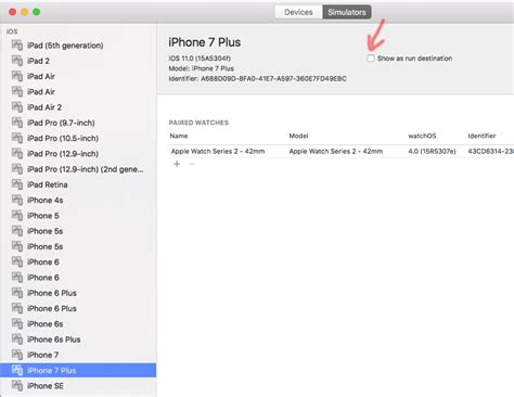 Can I Set The Default Simulator For New Projects In Xcode 71 Or Latest