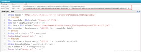 Salesforce Url加密encrypt与解密decrypt处理urlencrypt Csdn博客