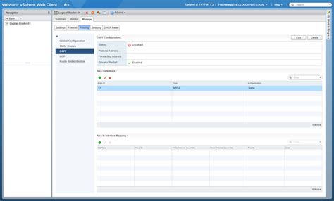 HOWTO Configure VMware NSX With Dynamic Routing OSPF Thecloudxpert Net