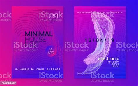 네온 음악 전단지 전기 댄스 Dj 전자 사운드 페스트 테크노 트랜스 파티 클럽 이벤트 포스터 Dj에 대한 스톡 벡터 아트 및 기타 이미지 Istock
