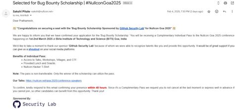 Bugbounty Nullcon Githubsecuritylab Cybersecurity Infosec