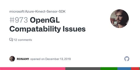 Opengl Compatability Issues Issue Microsoft Azure Kinect Sensor Sdk Github