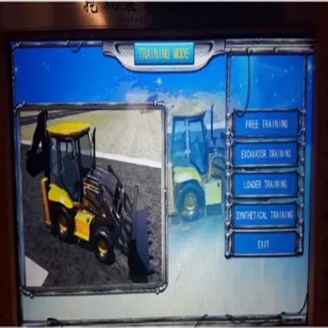 Construction Machinery Backhoe Loader Simulator Practice Actual Operation Backhoe Loader