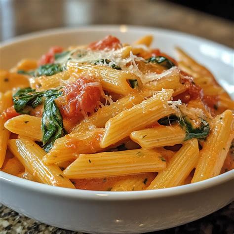 Irresistible Creamy Tomato And Spinach Penne Ultimate Comfort Dish