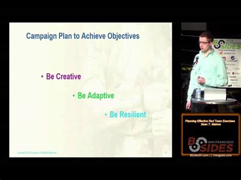 Security Bsides Talk Planning Effective Red Team Exercises From