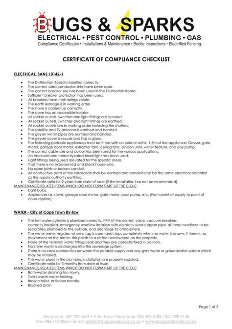 Pdf Certificate Of Compliance Checklist · Pdf Filecertificate Of Compliance Checklist