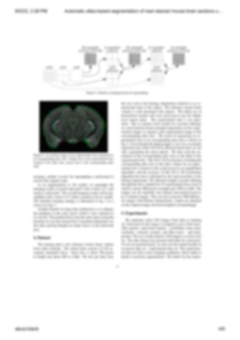 Solution Automatic Atlas Based Segmentation Of Nissl Stained Mouse