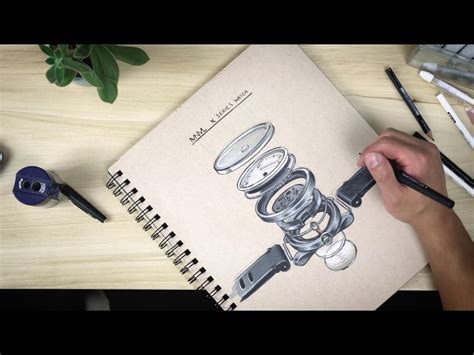 How To Draw Exploded View Drawing