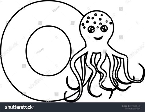 만화 알파벳 포스터 아이들을 위한 만화 스톡 벡터로열티 프리 2190801443 Shutterstock