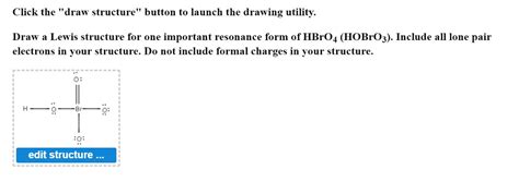 solved click the draw structure button to launch the