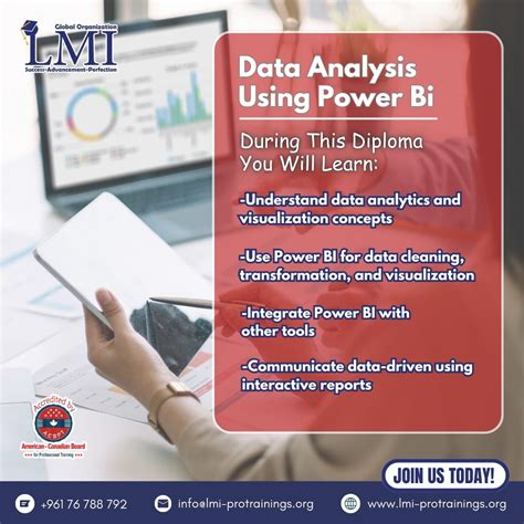Data Analysis Using Power Bi Training Diploma Lmi Global Organization