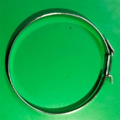 stainless steel pattern plain metal lock keyring for key holding shape round at rs 245 in vasai