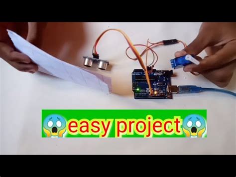 How To Control Servo Motor With Using Ultrasonic Sensor And Arduino Uno
