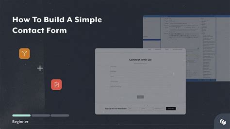 how to build a simple contact form site stacker education youtube