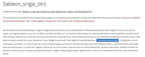 Tableon Wordpress Posts Table Filterable
