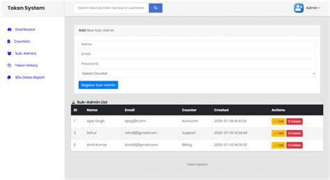 Token System Using Php And Mysql Token Management System Project In