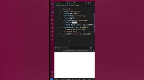 Create A Fun Css Loading Animation With Conic Gradientscss3animation Cssloader Textanimation