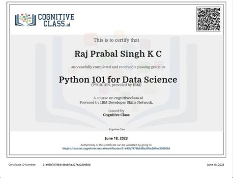 Raj Prabal Singh K C On Linkedin Completed Python For Data Science