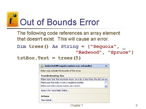 Array Properties Upper Bound The Value Of Array