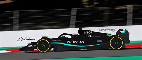 Mercedes W13 In W14 Livery By Adrian74httyd On Deviantart